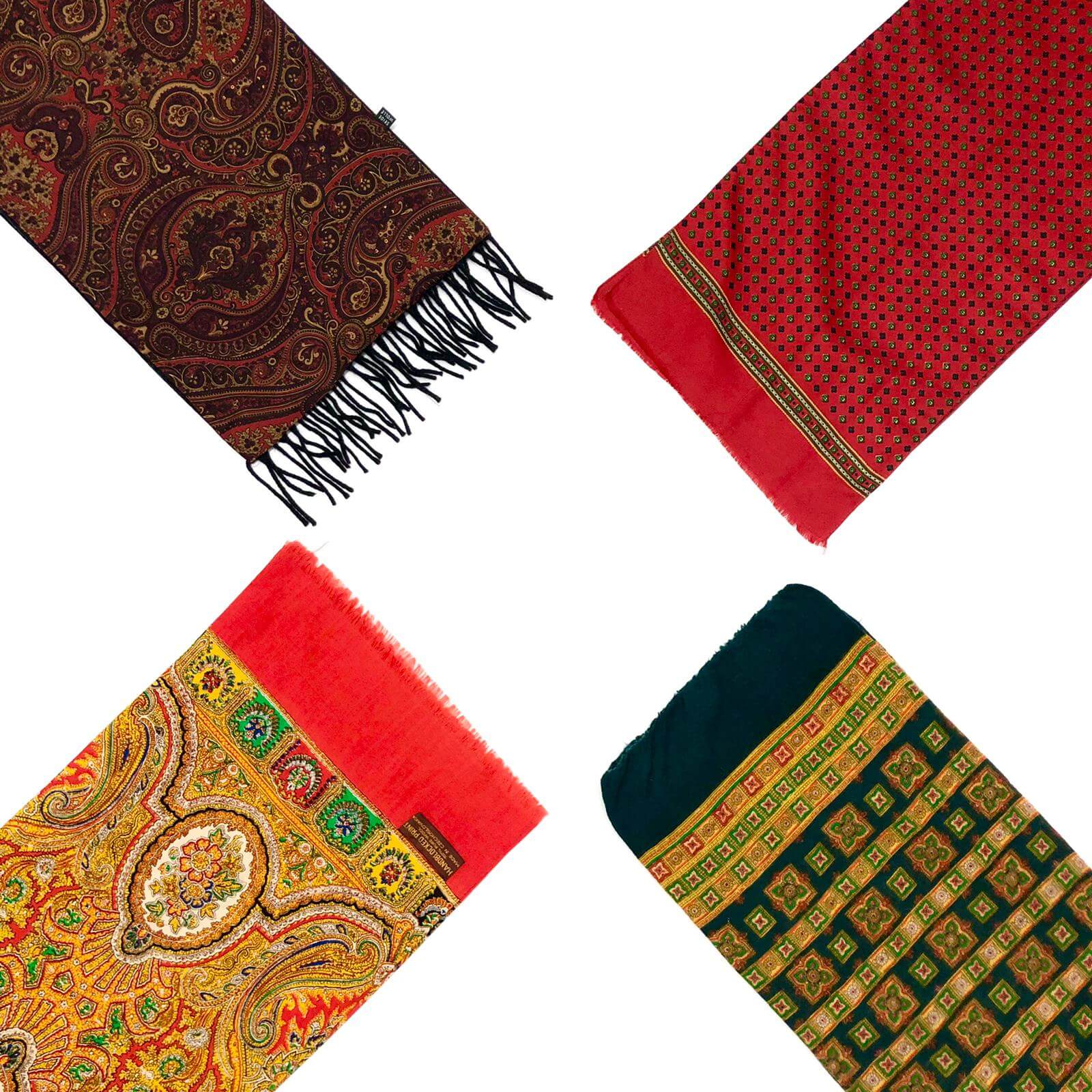 Vintage Mens Mod Scarves | The Vintage Wholesale Company